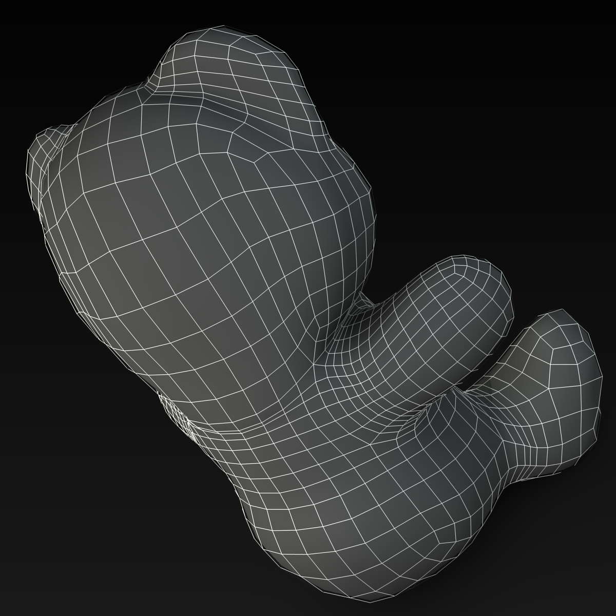 3d model cute teddy bear