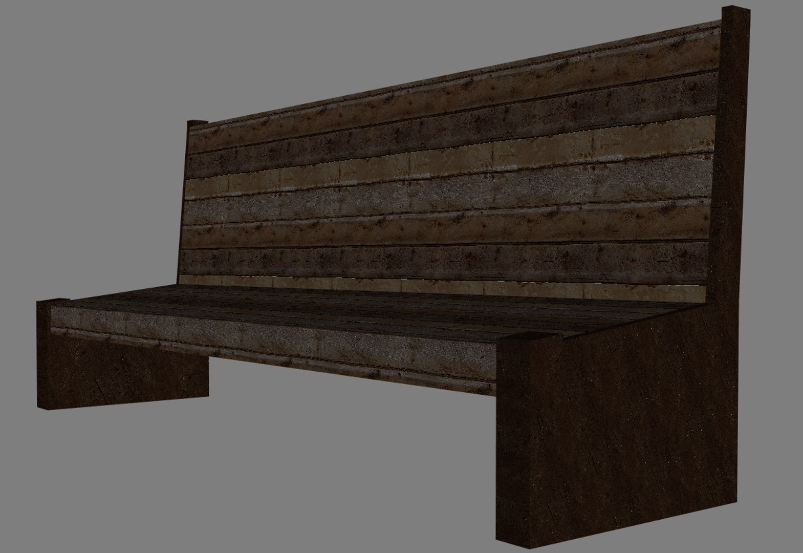 Bench Wood Old Obj Free