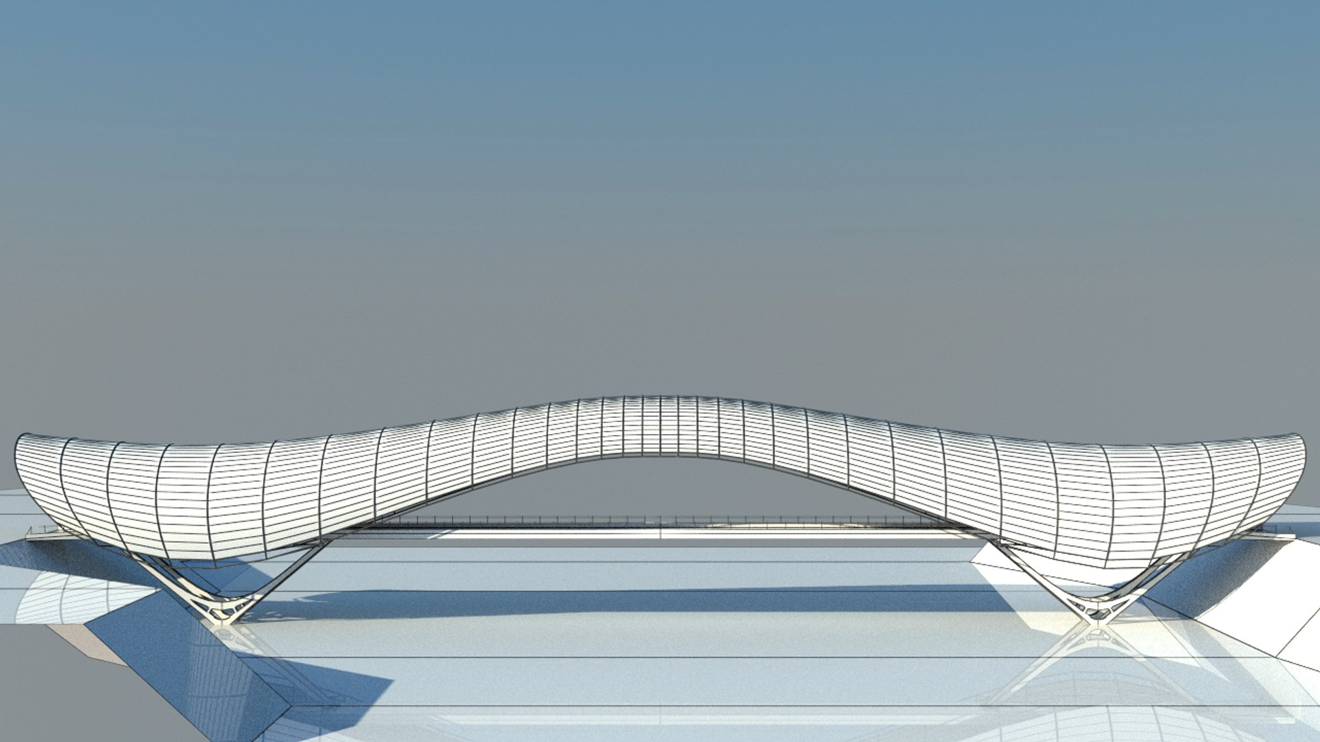 Future Bridge 3d Model