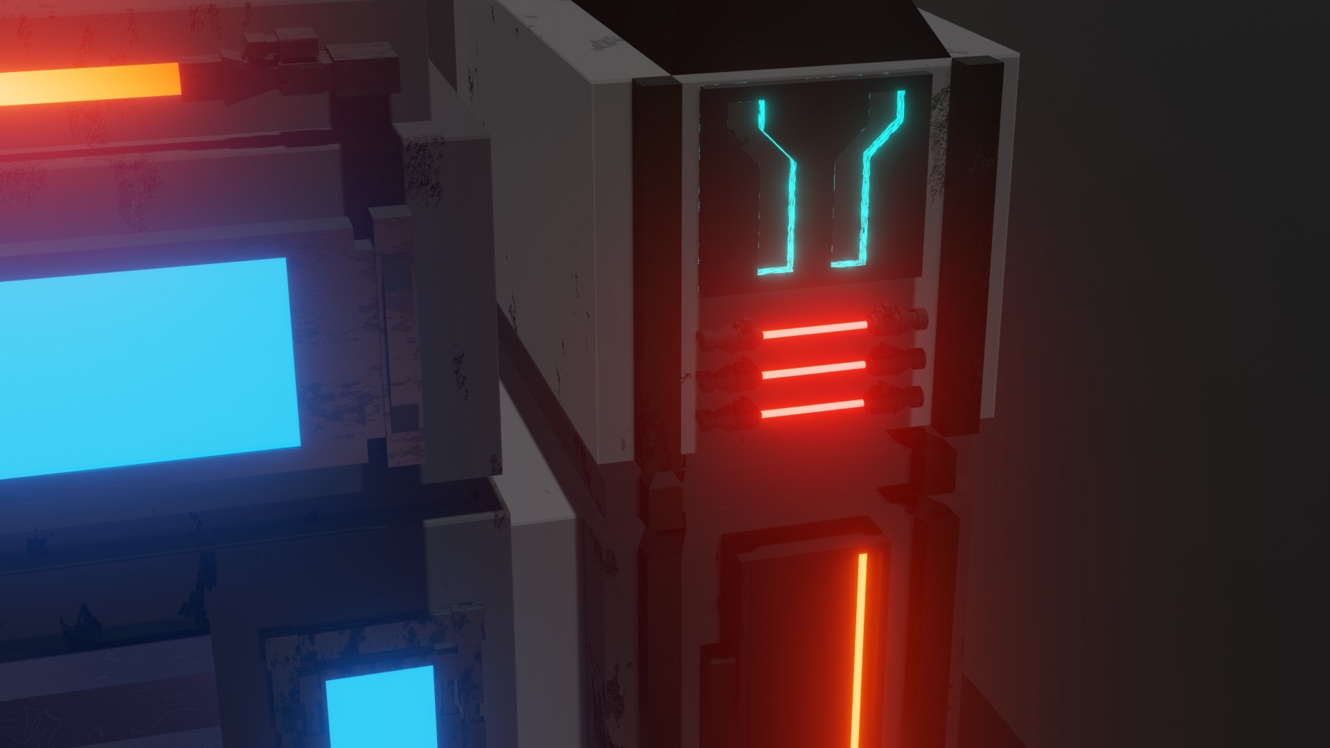 Cyberpunk House Model - TurboSquid 1705556