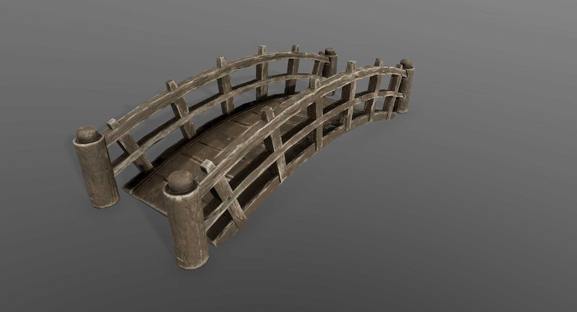 Cartoon Bridge Model - TurboSquid 1302732
