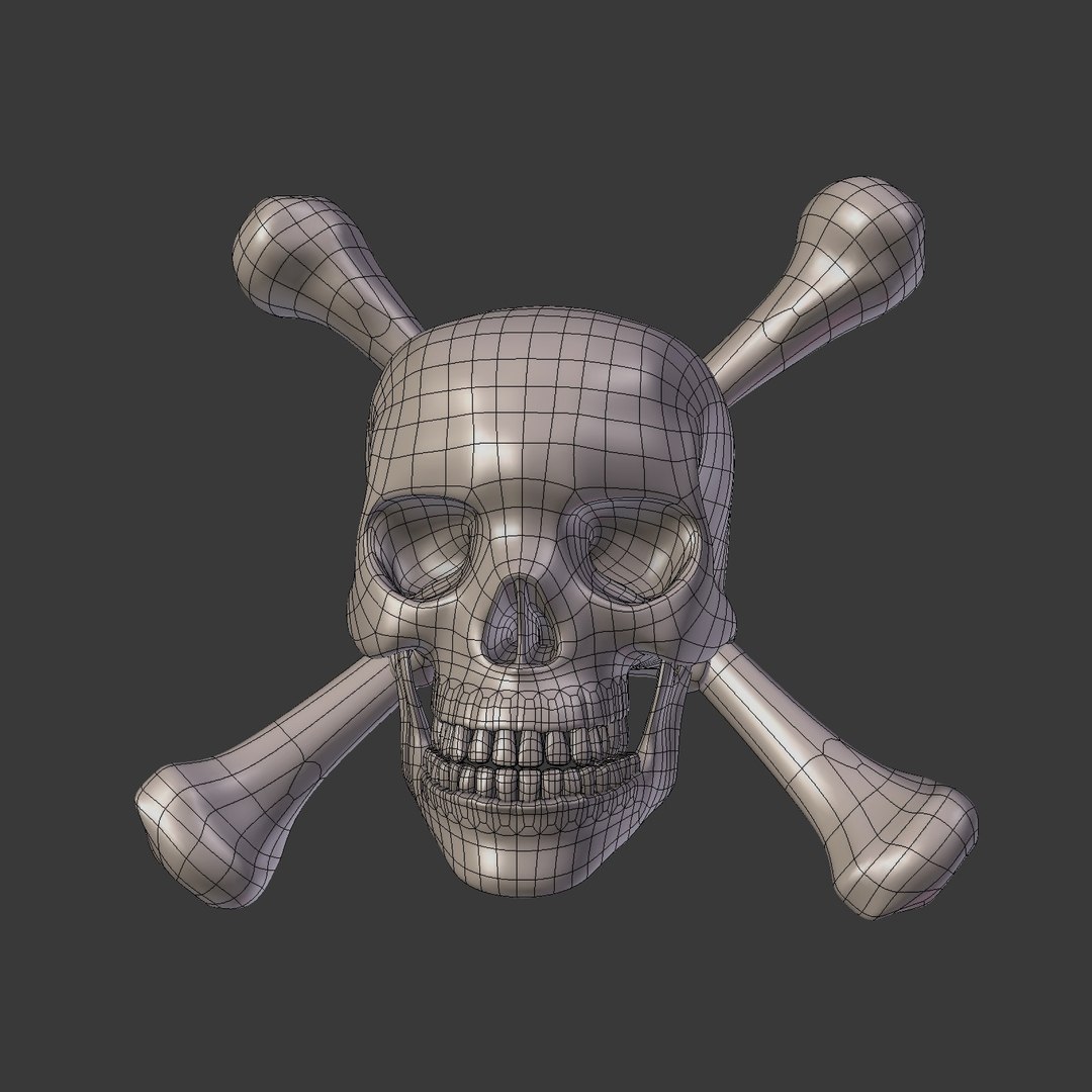Pirate Skull 3D Model - TurboSquid 1424512