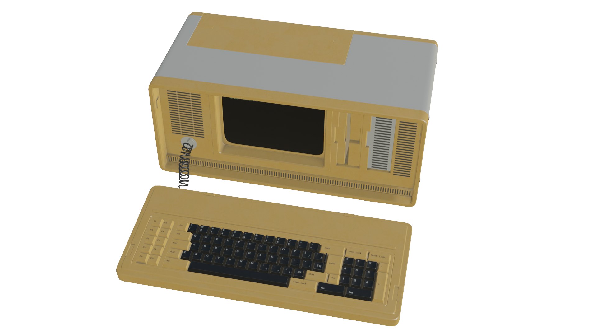 3D Model Old PC From The 80s - TurboSquid 2151461