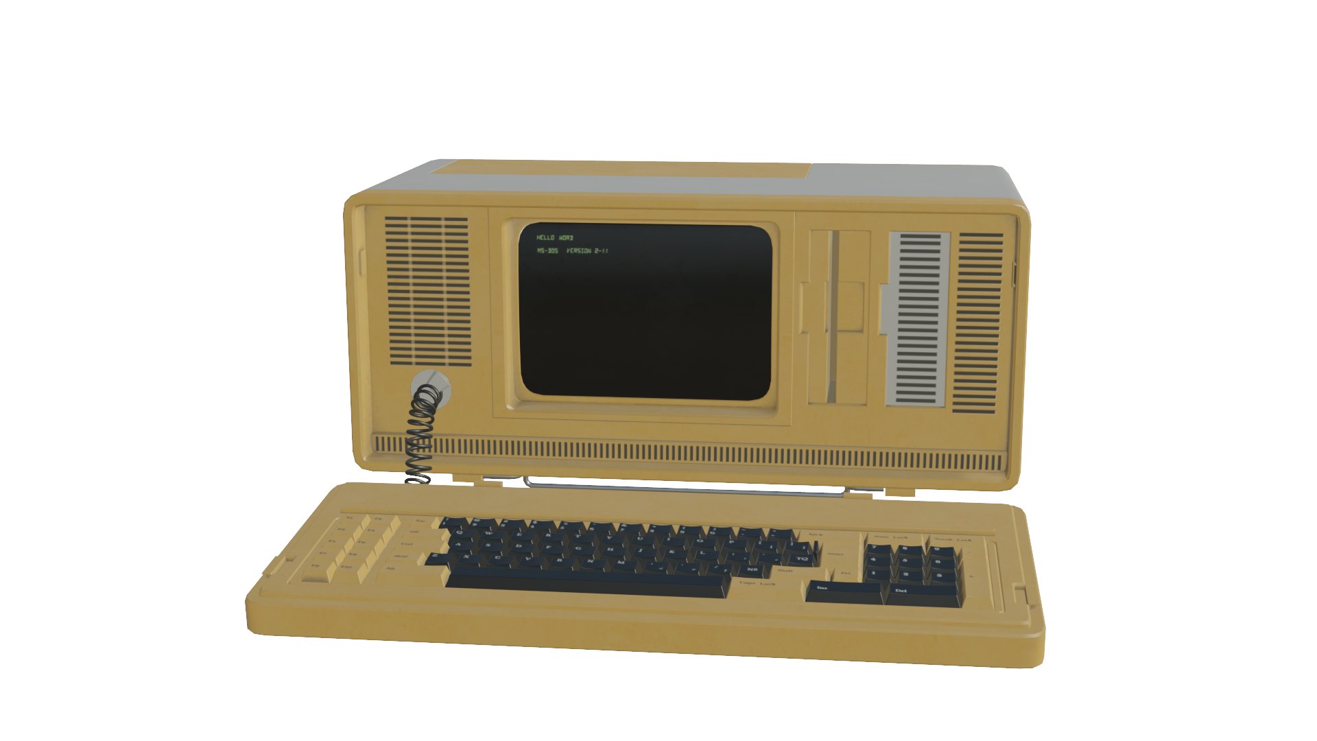 3D Model Old PC From The 80s - TurboSquid 2151461