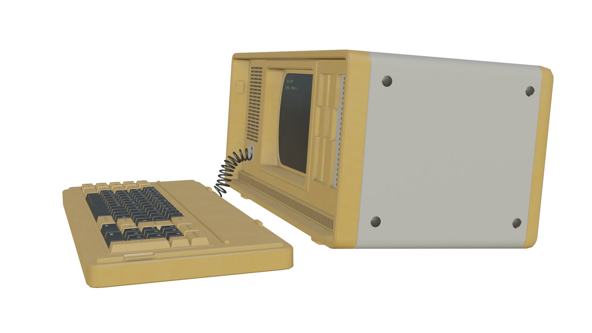 3D Model Old PC From The 80s - TurboSquid 2151461