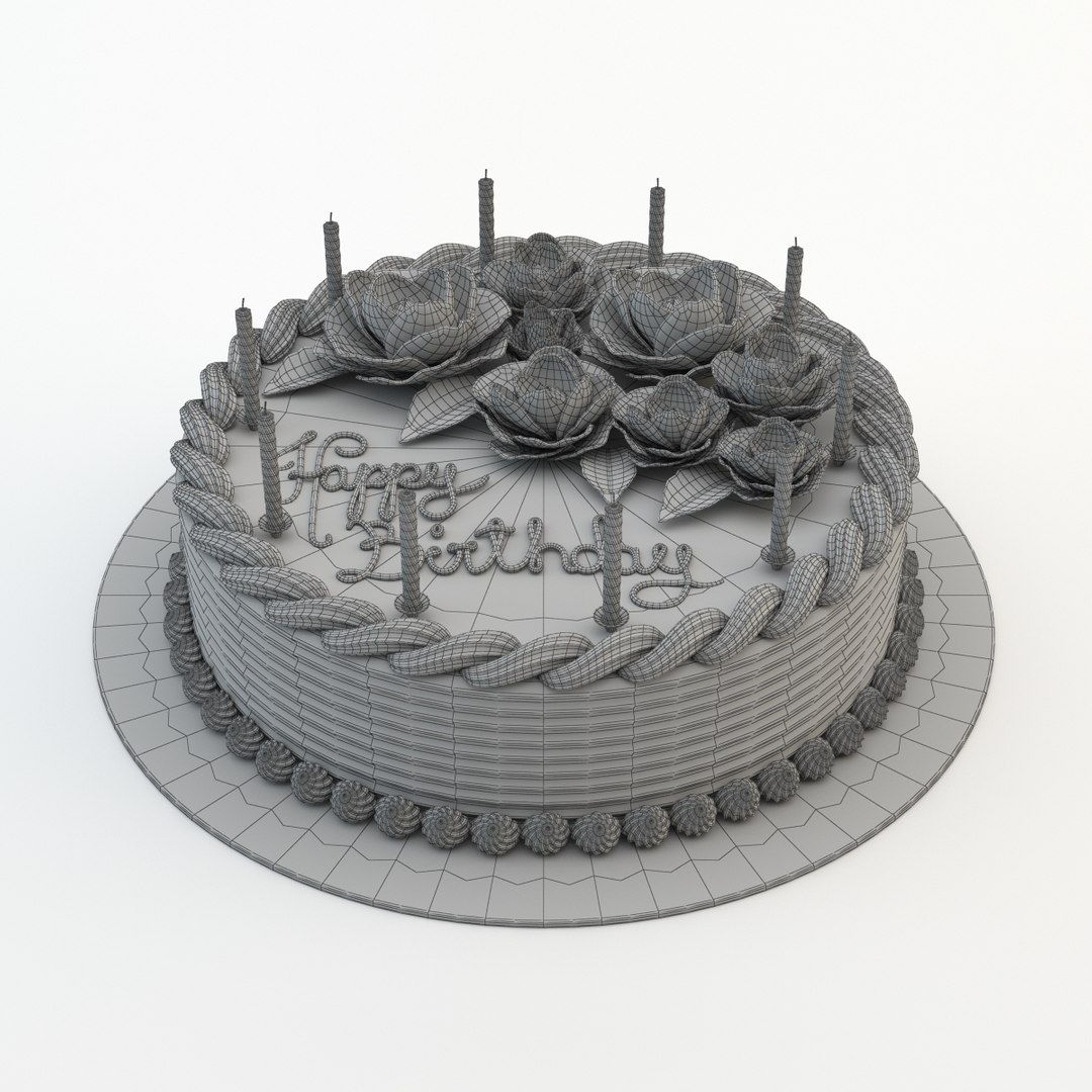 3d Model Cake