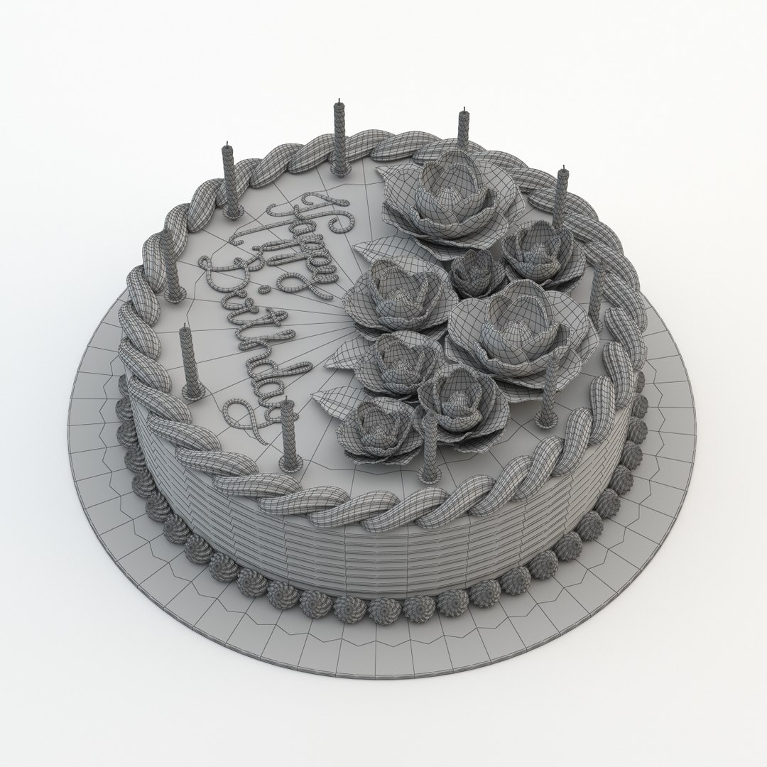 3d Model Cake