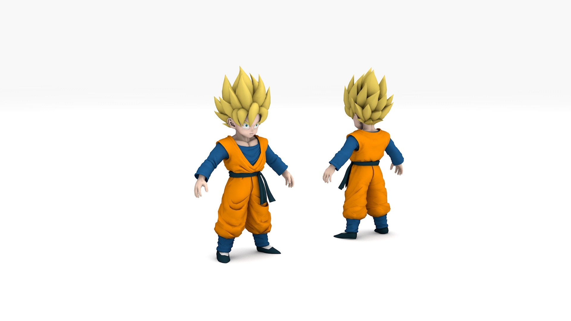 DBZ Character V30 3D Model - TurboSquid 2074464