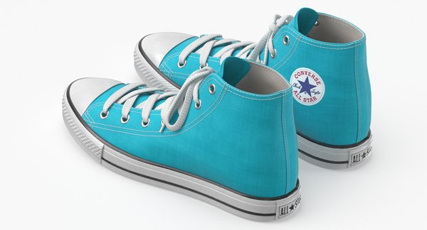 Basketball Shoes Light Blue 3d Model Turbosquid 1781420