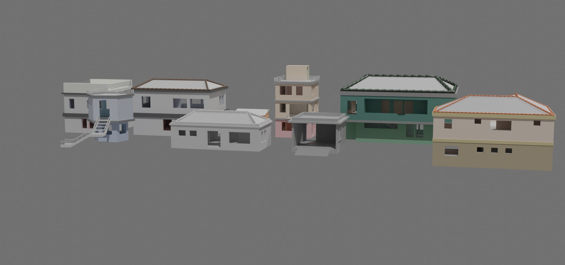 Pack Houses Pubg Model - TurboSquid 1553581
