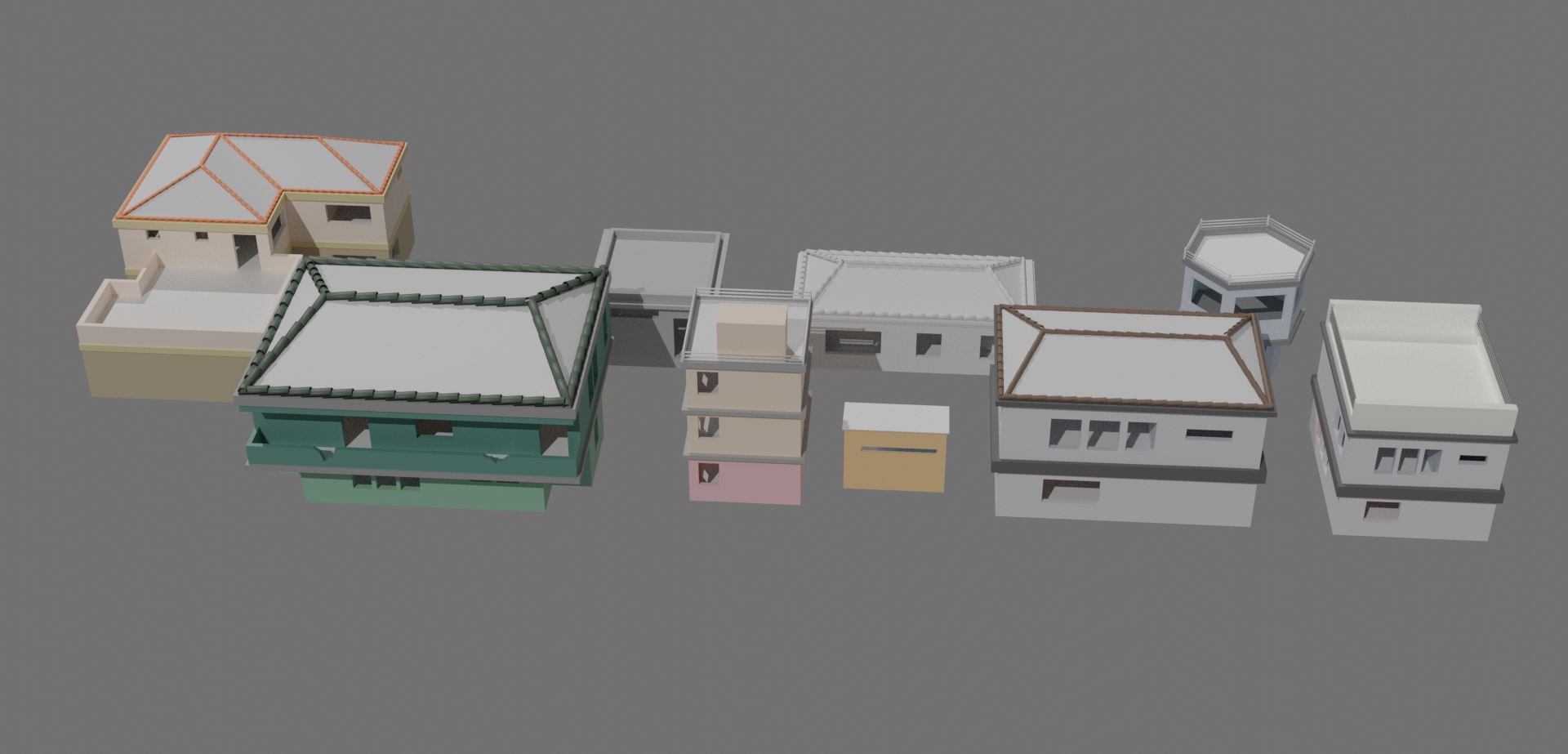 Pack Houses Pubg Model - TurboSquid 1553581