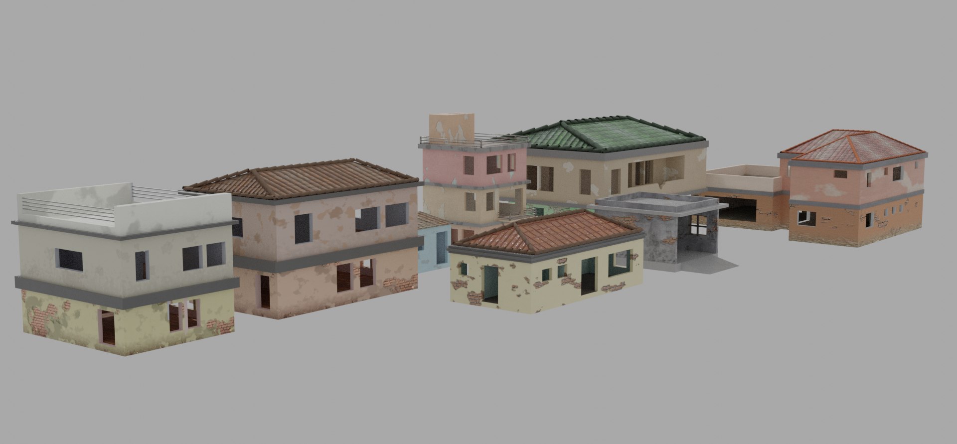 Pack Houses Pubg Model - TurboSquid 1553581