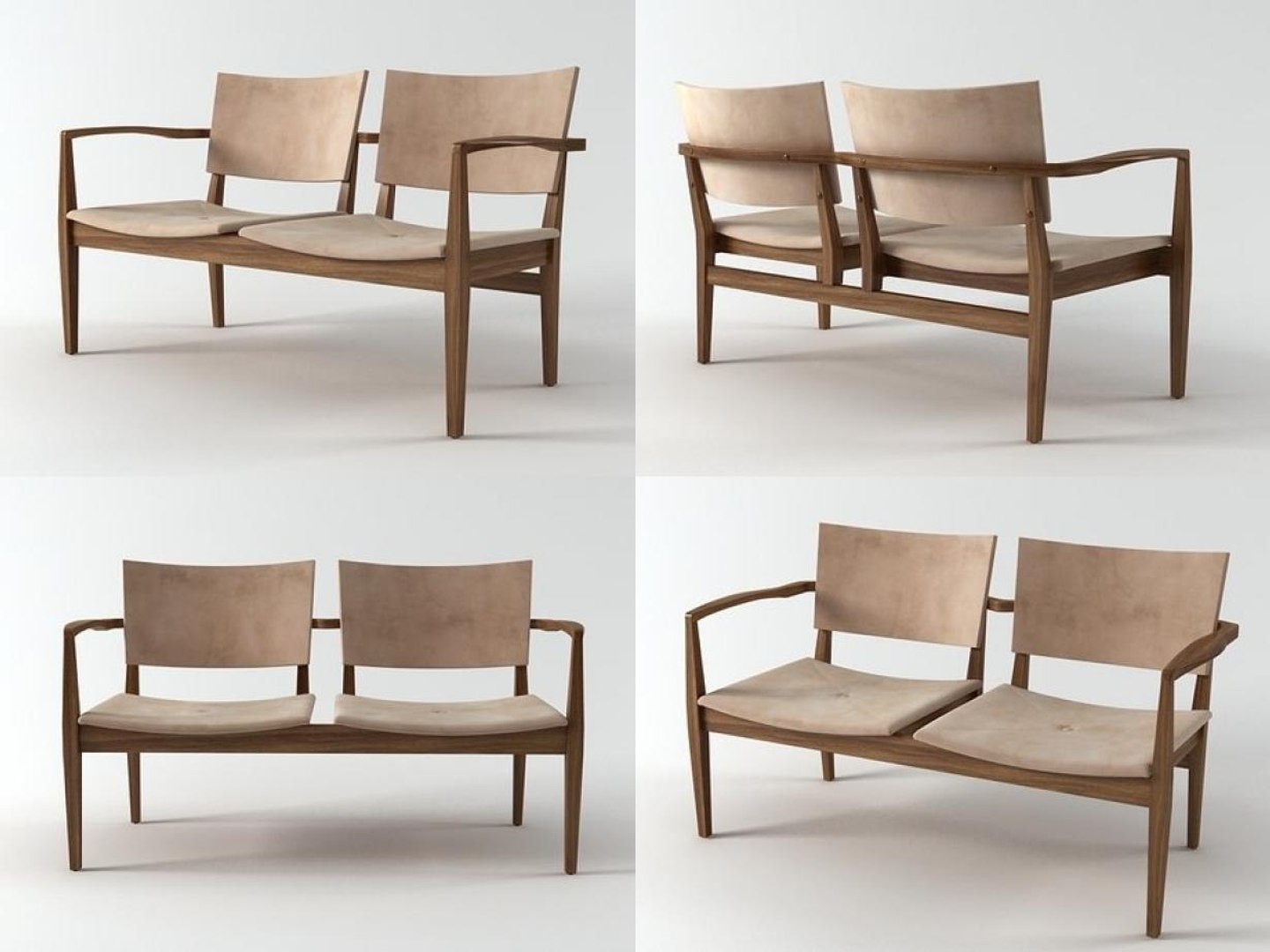 22 Bench 3D - TurboSquid 1180926