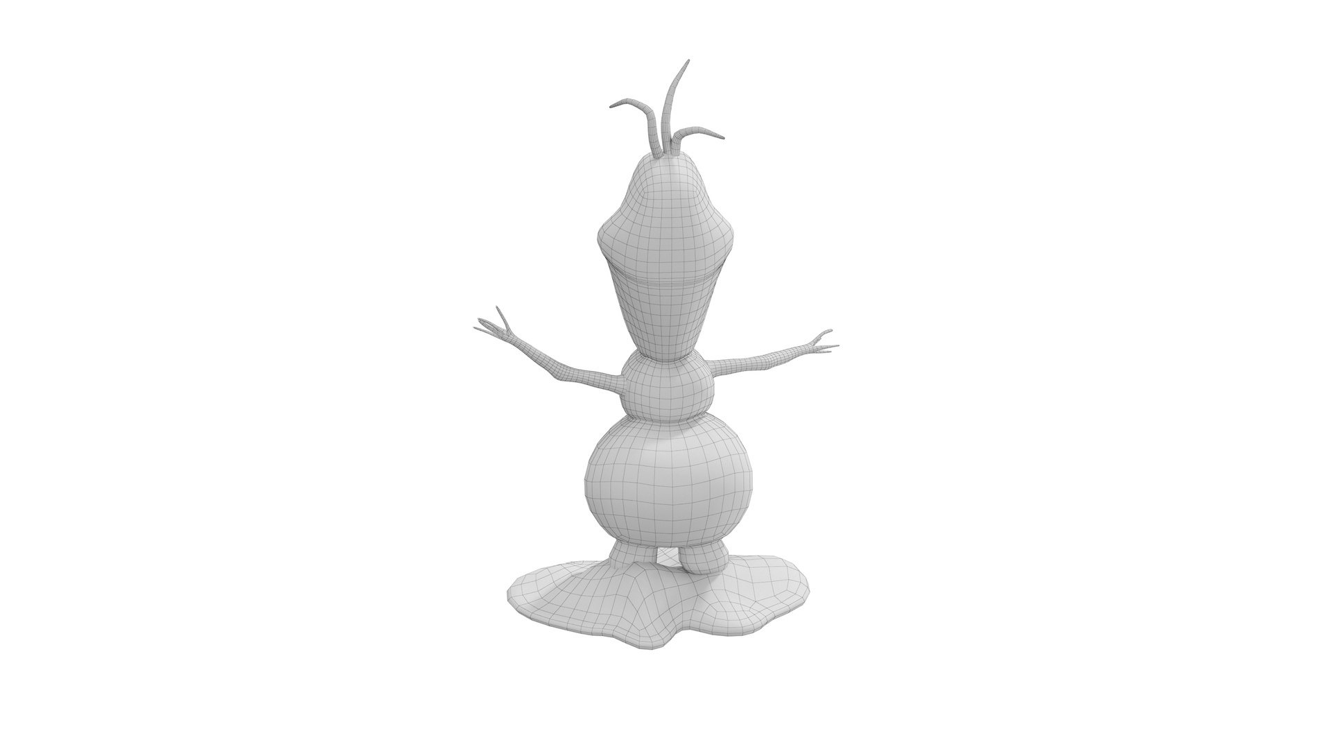Olaf Model - TurboSquid 1817778