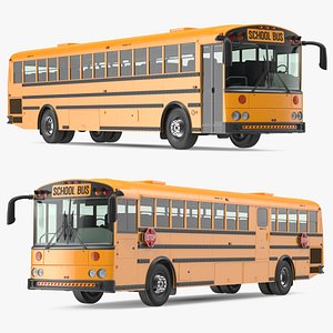 3D School Bus Models - Browse & Download Formats - TurboSquid