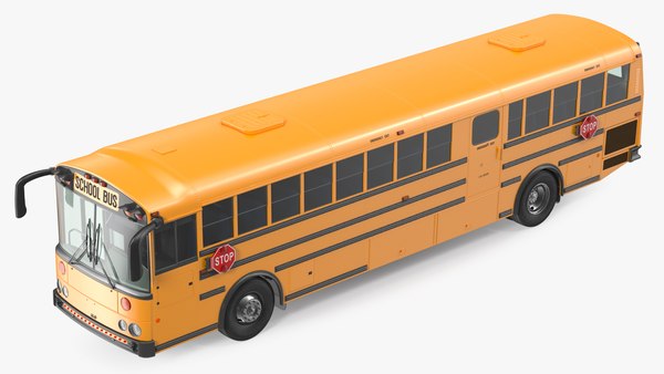 Transit School Bus 3D model - TurboSquid 1727940