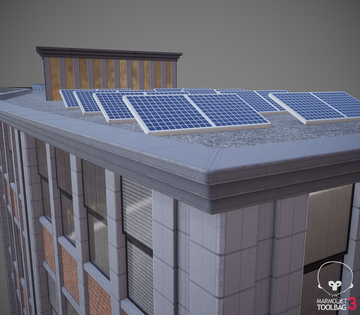 Curved Building 01 Model - TurboSquid 1306056