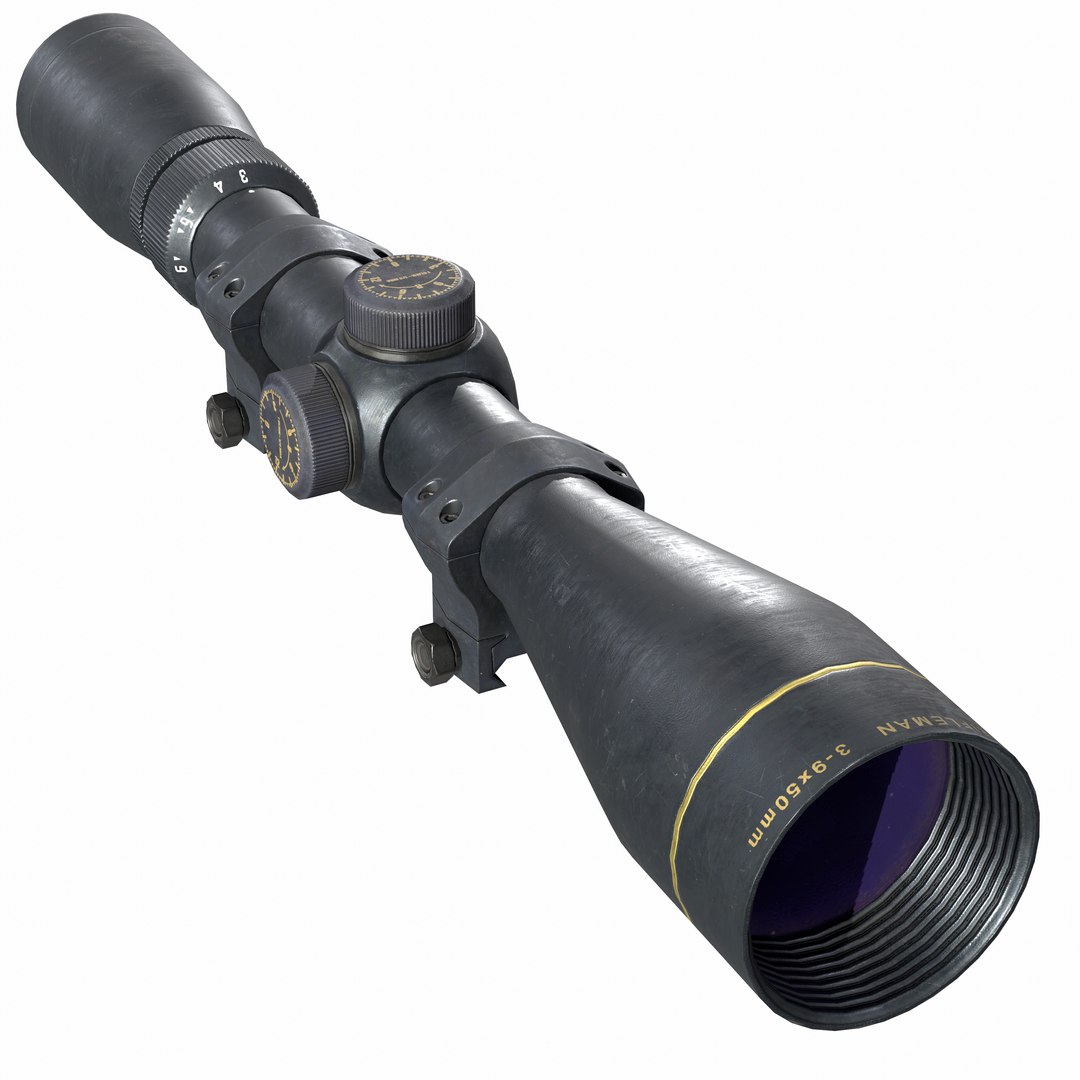 3D Leupold Rifleman Scope - TurboSquid 2186882