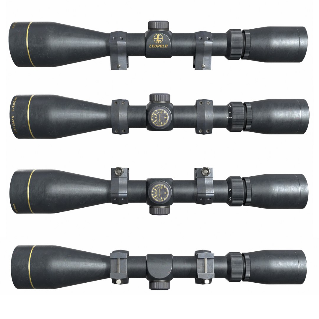 3D Leupold Rifleman Scope - TurboSquid 2186882