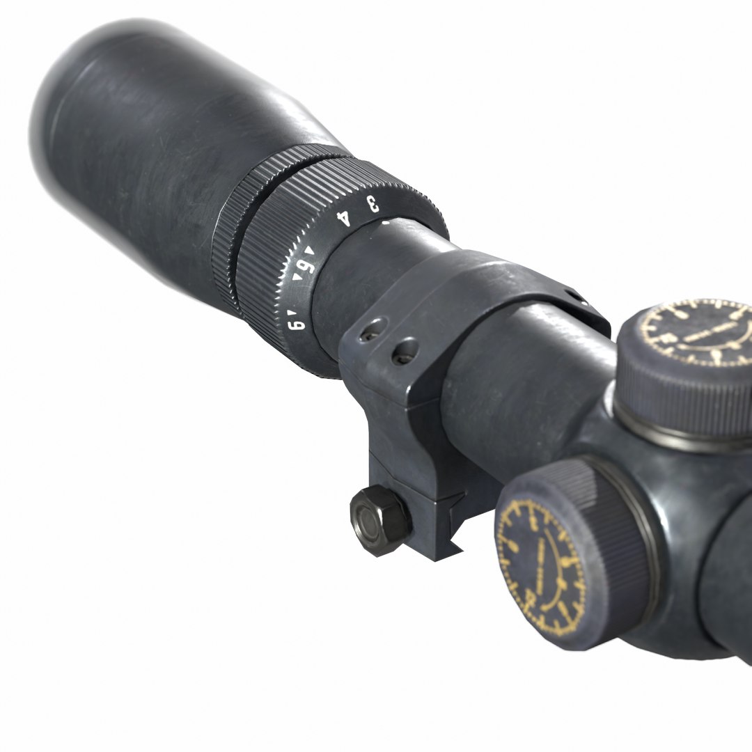 3D Leupold Rifleman Scope - TurboSquid 2186882