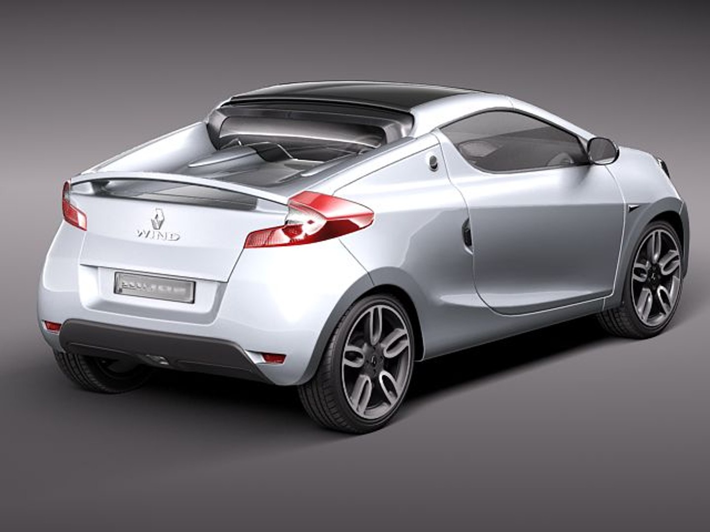 3d Renault Wind Sport 2011 Model