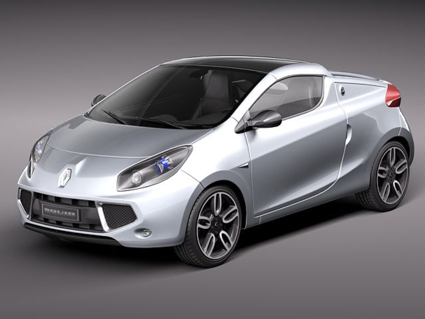 3d Renault Wind Sport 2011 Model