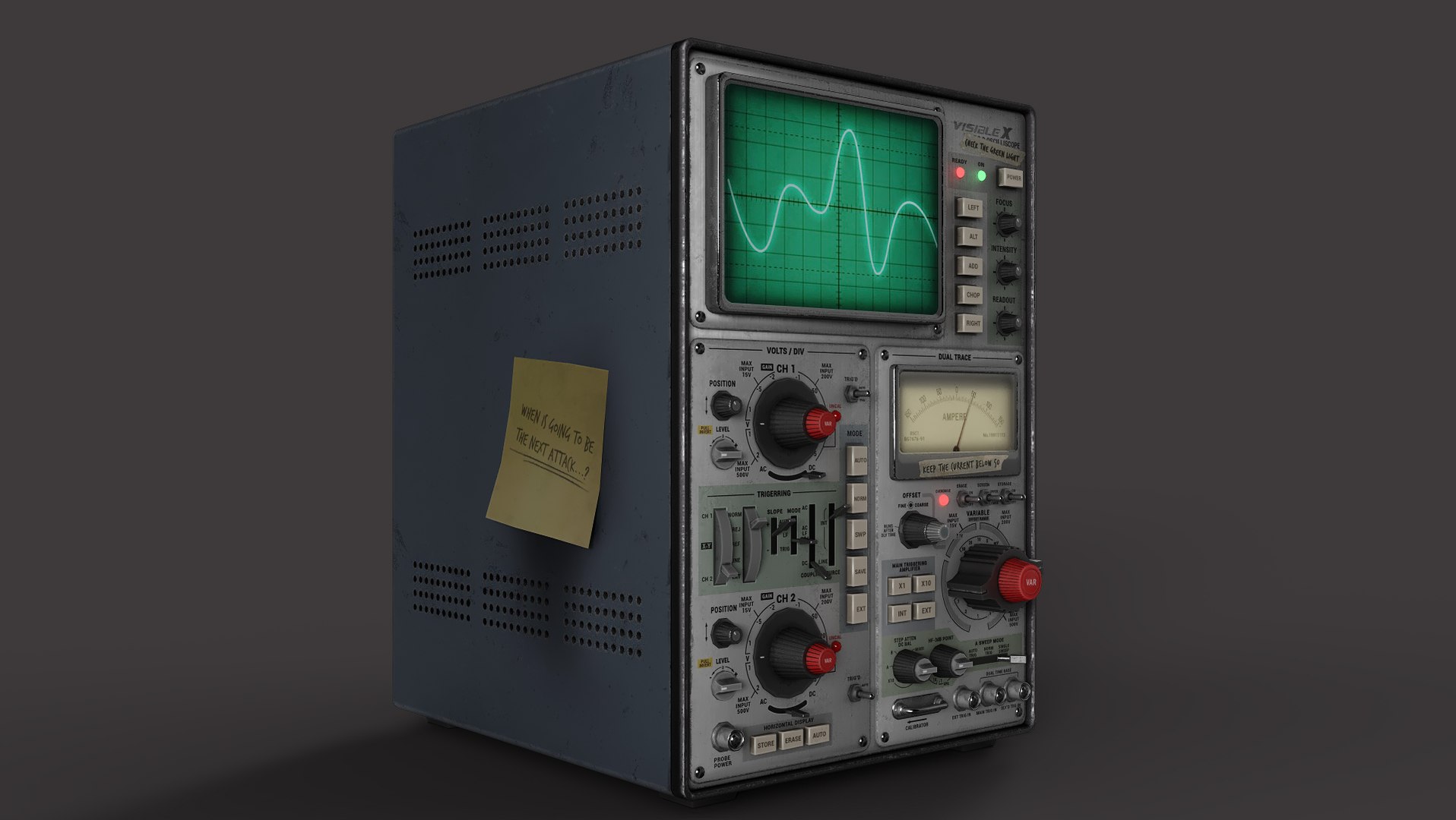Oscilloscope 3D model - TurboSquid 2162510