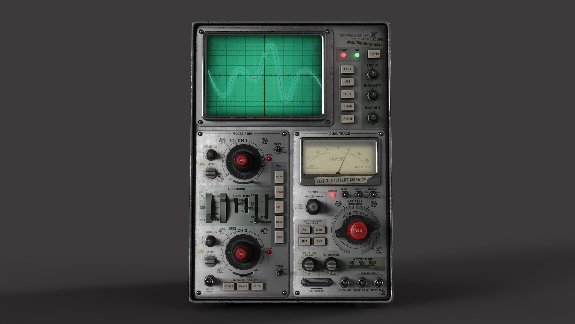 Oscilloscope 3D model - TurboSquid 2162510