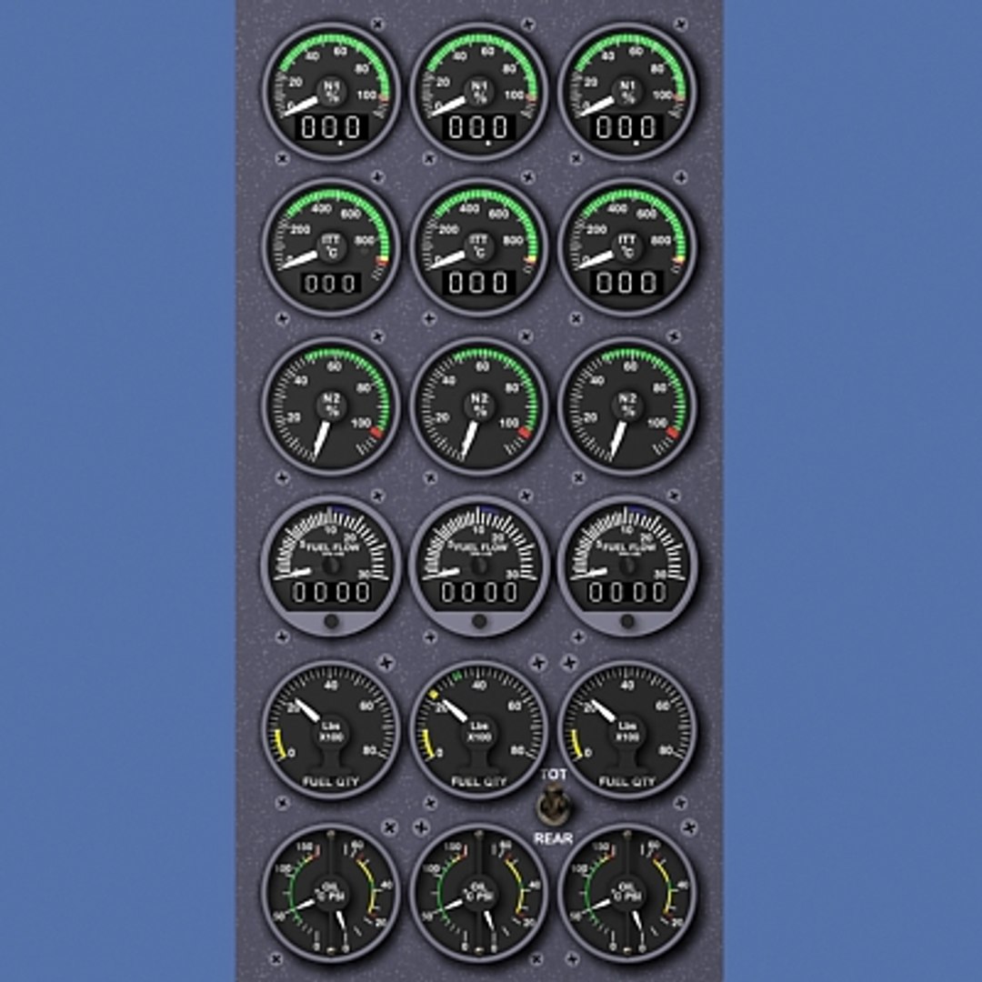 3d Aircraft Gage Model