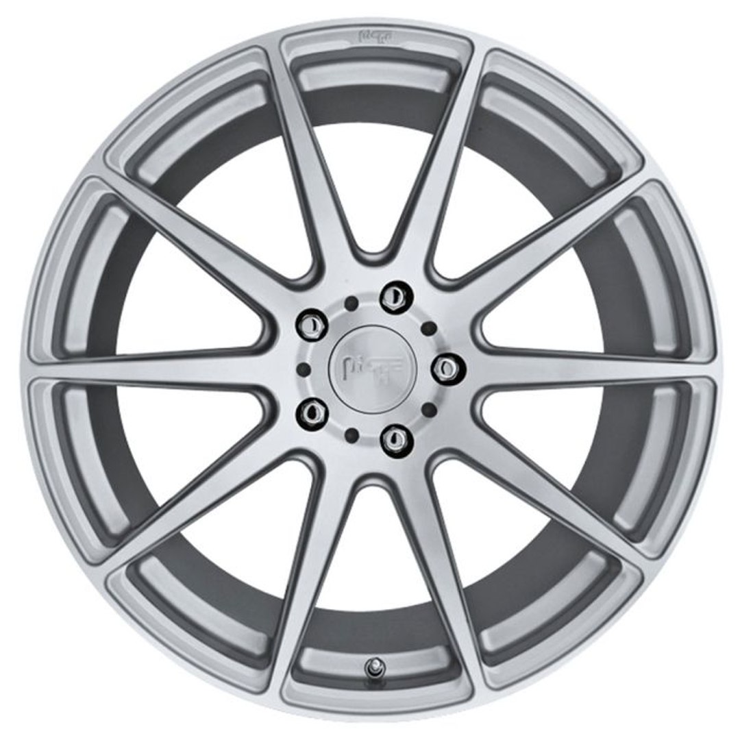 3D Niche Essen Wheel Silver With Machined Face model - TurboSquid 2117117