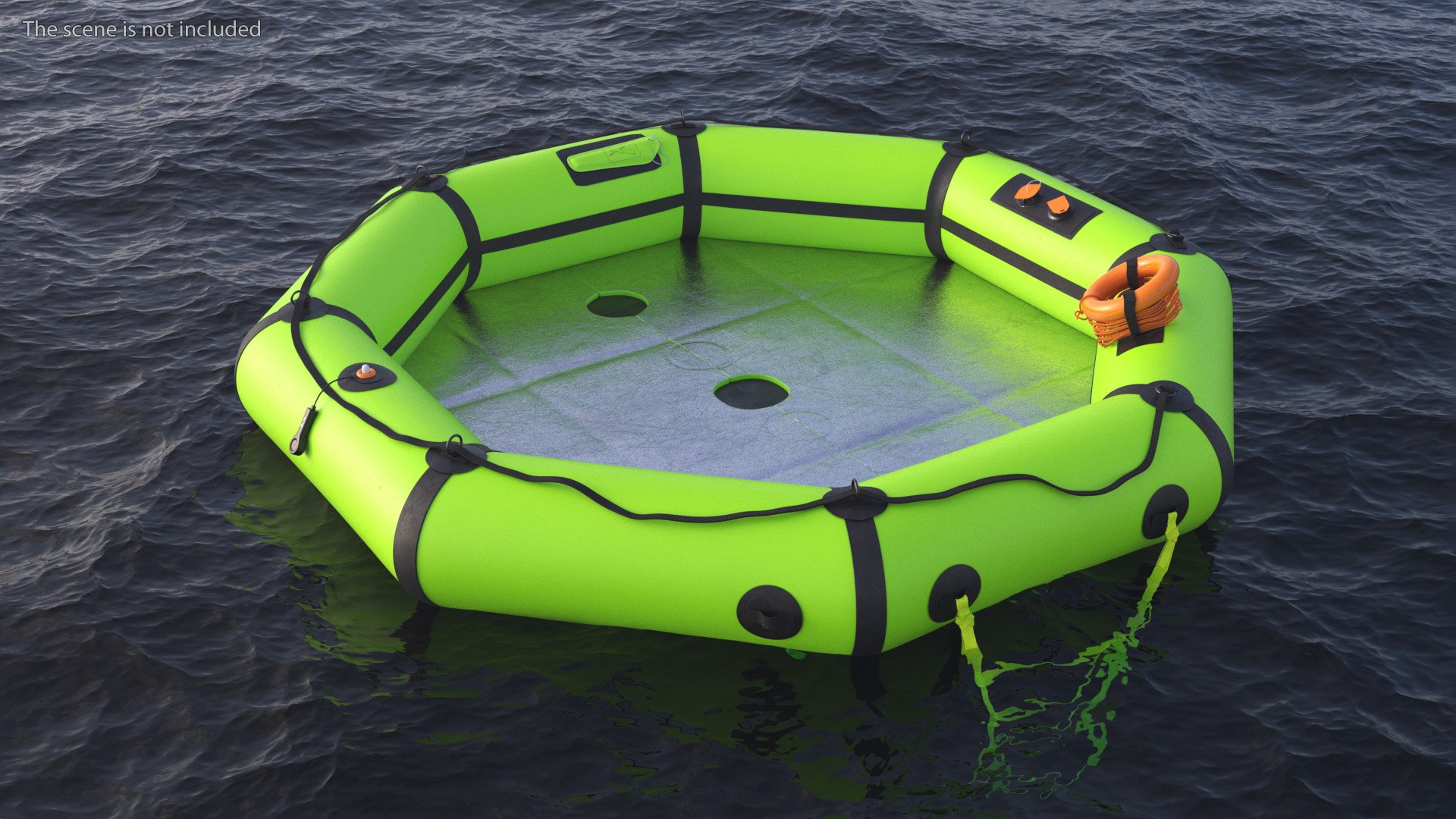 Enhanced Life Raft Plus 3D Model - TurboSquid 2302265
