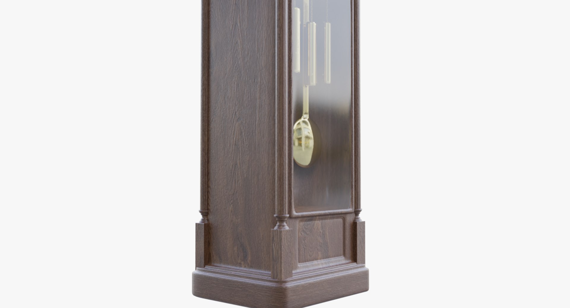 3D Grandfather Clock Model - TurboSquid 1300729