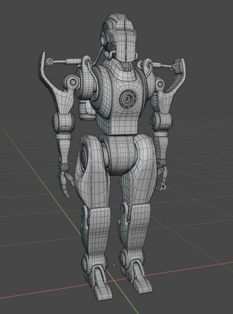 3D Humanoid Robot Character - TurboSquid 1479200