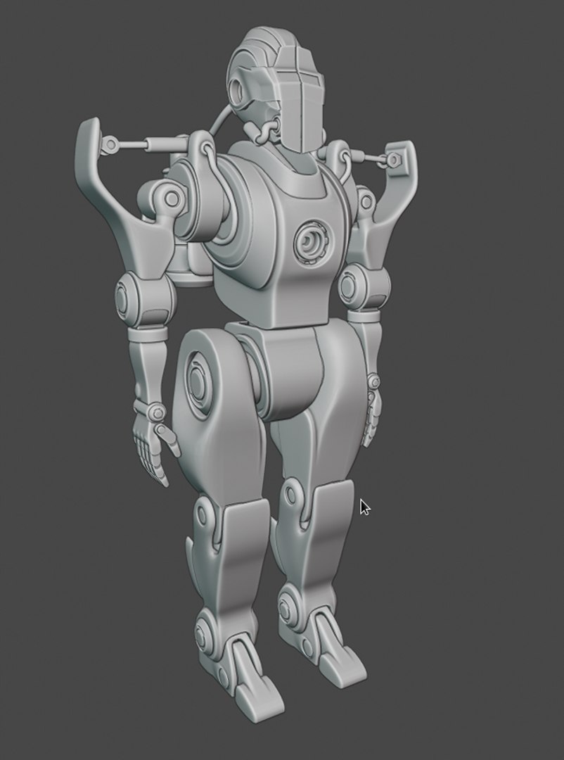 3D Humanoid Robot Character - TurboSquid 1479200