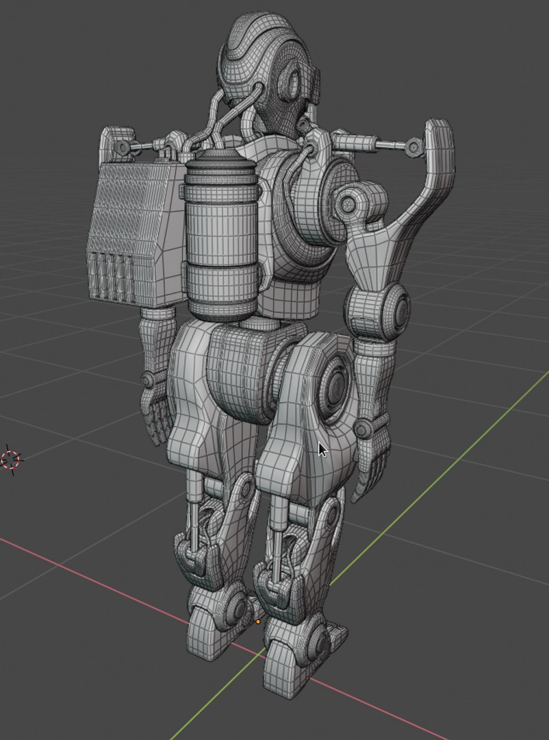 3D Humanoid Robot Character - TurboSquid 1479200