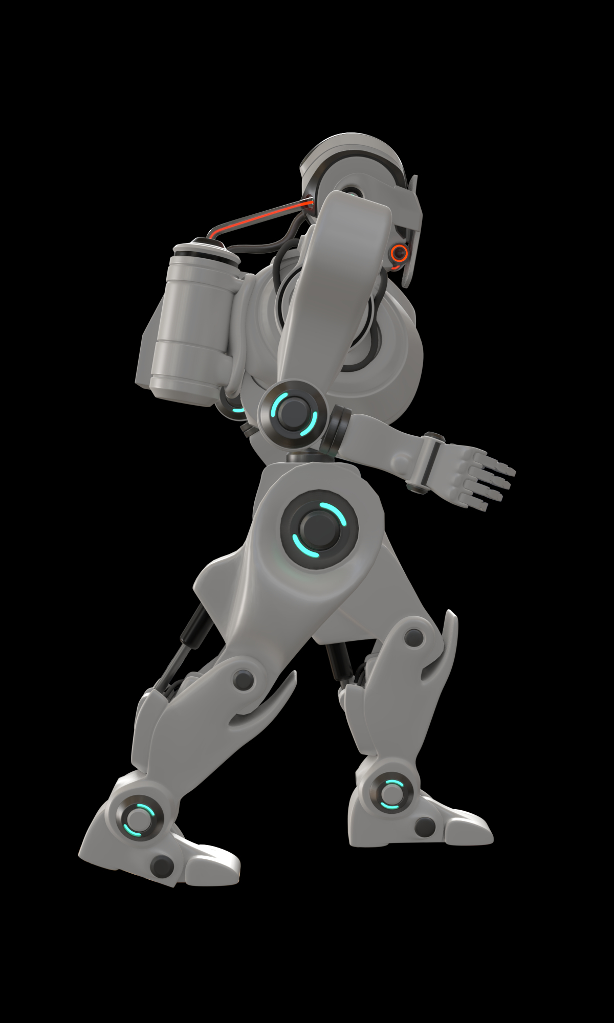 3D humanoid robot character - TurboSquid 1479200
