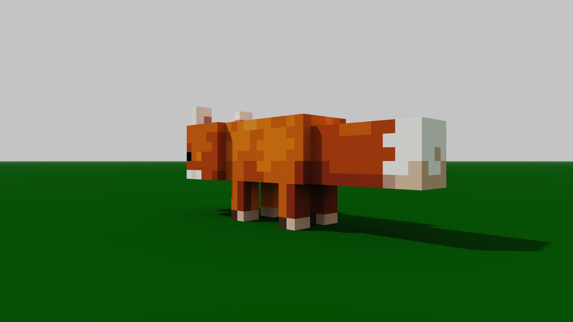 MineCraft Fox 3D Model - TurboSquid 1902845