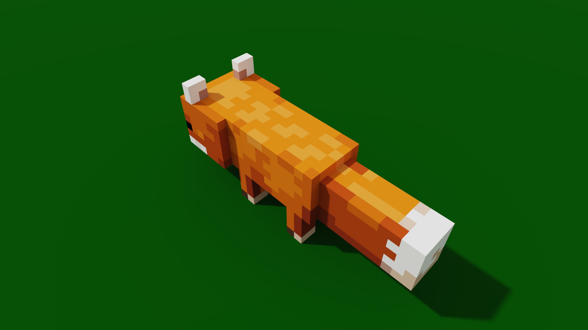 MineCraft Fox 3D Model - TurboSquid 1902845