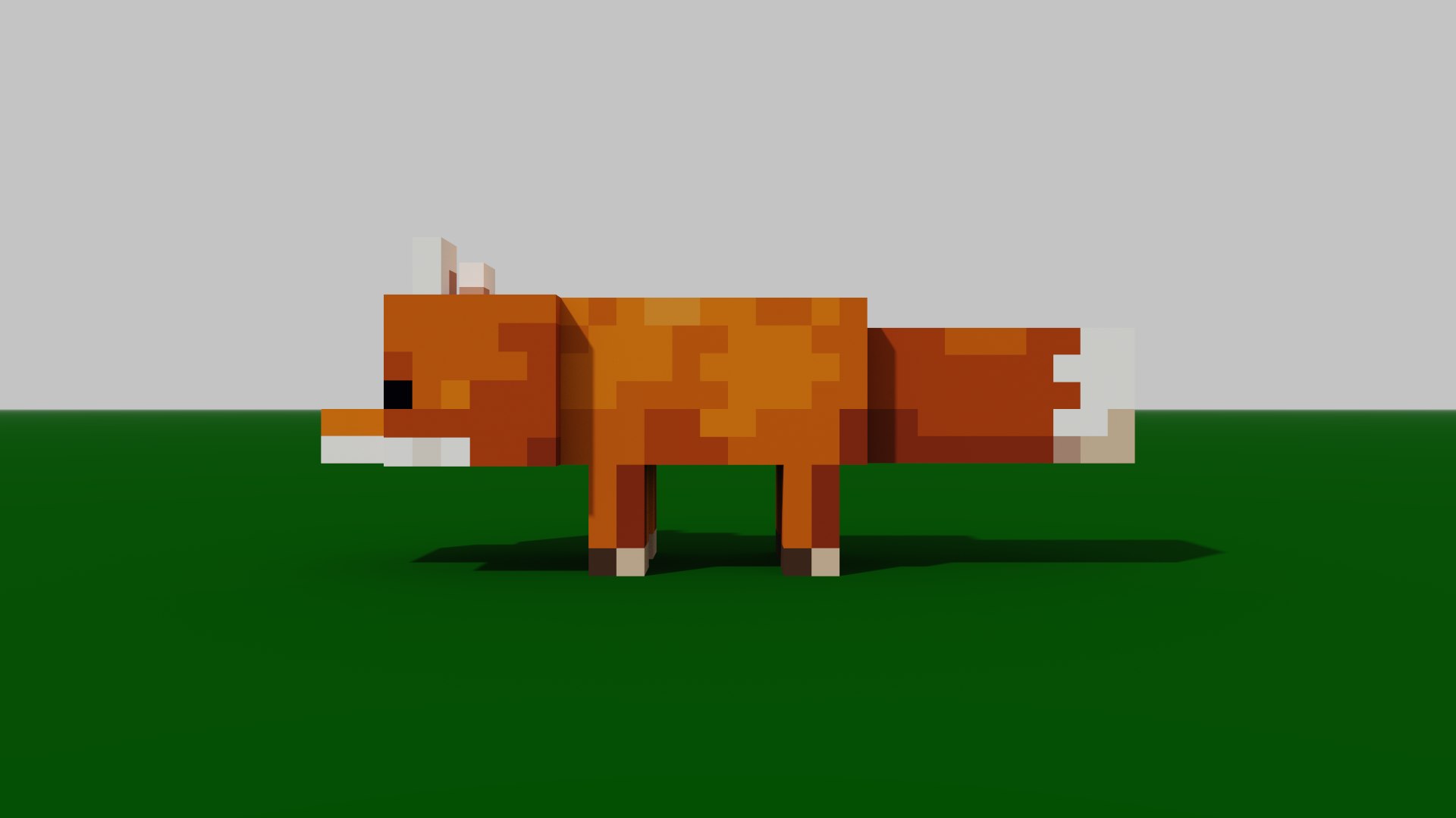 MineCraft Fox 3D Model - TurboSquid 1902845