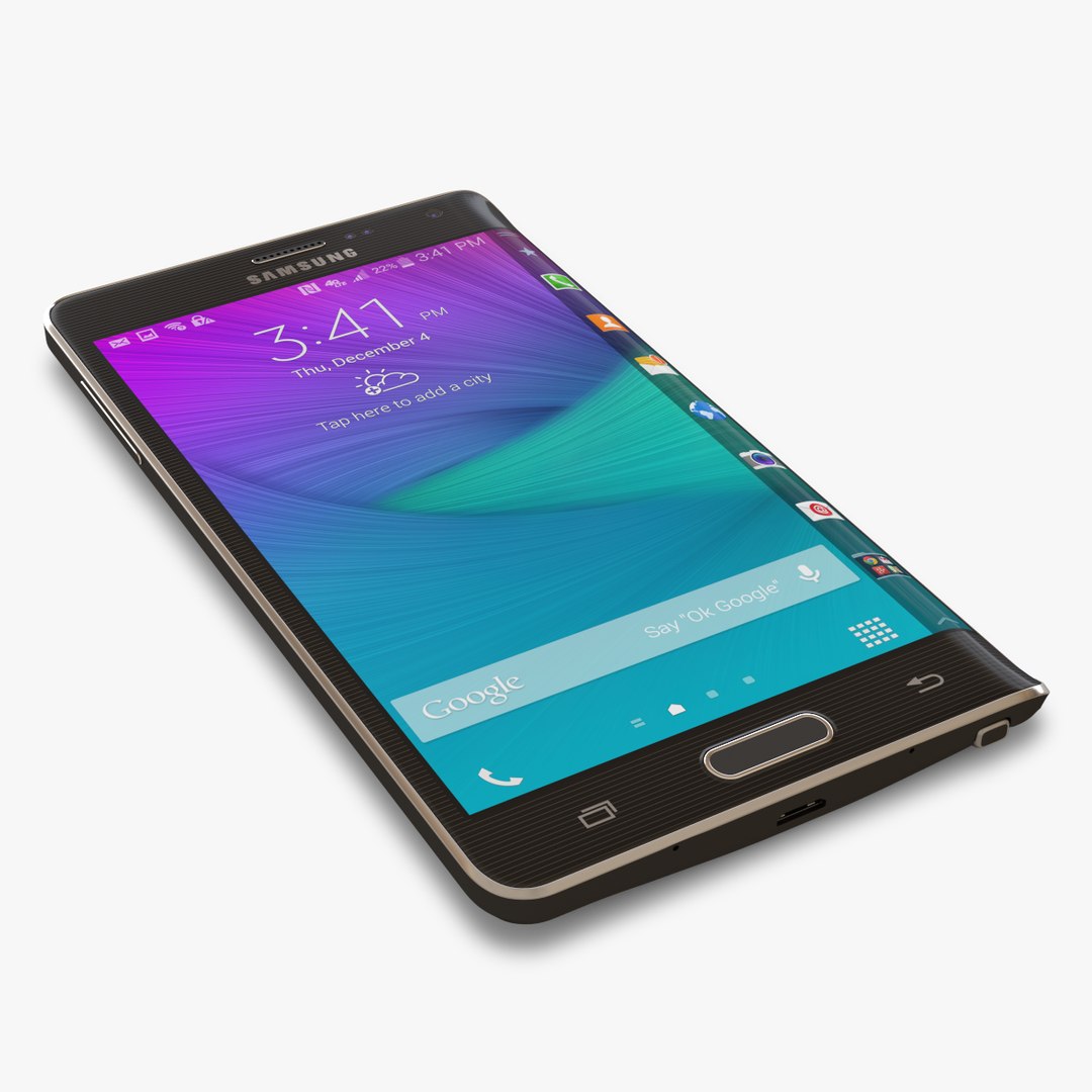 Samsung Galaxy Note Edge 3d Obj