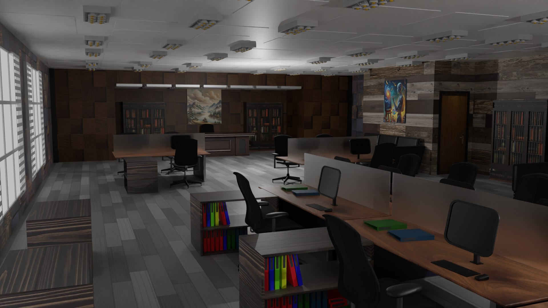 3D Office interior - TurboSquid 2177241