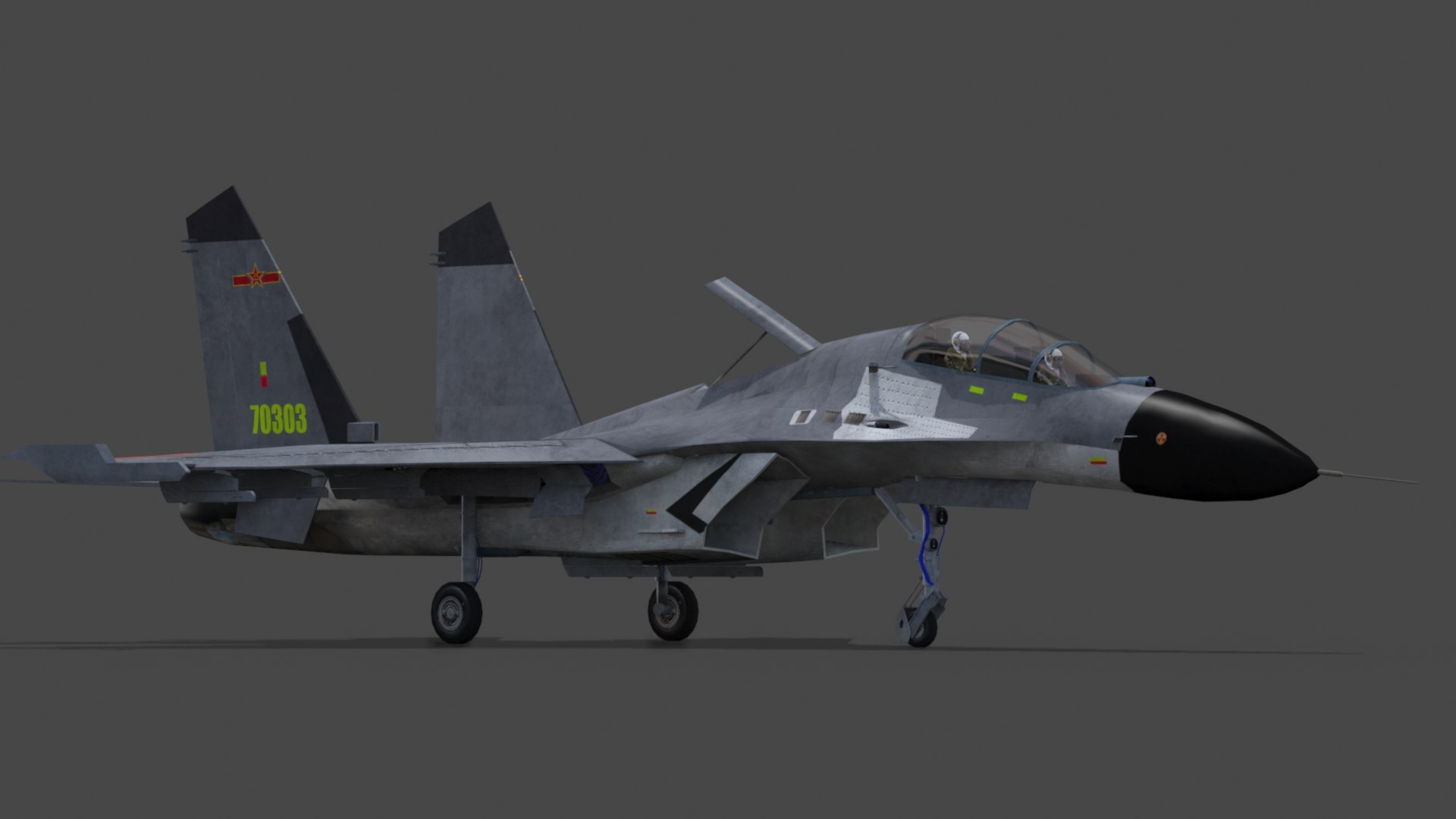 3D Model Chinese J11bs Fighter Jet - TurboSquid 1975003