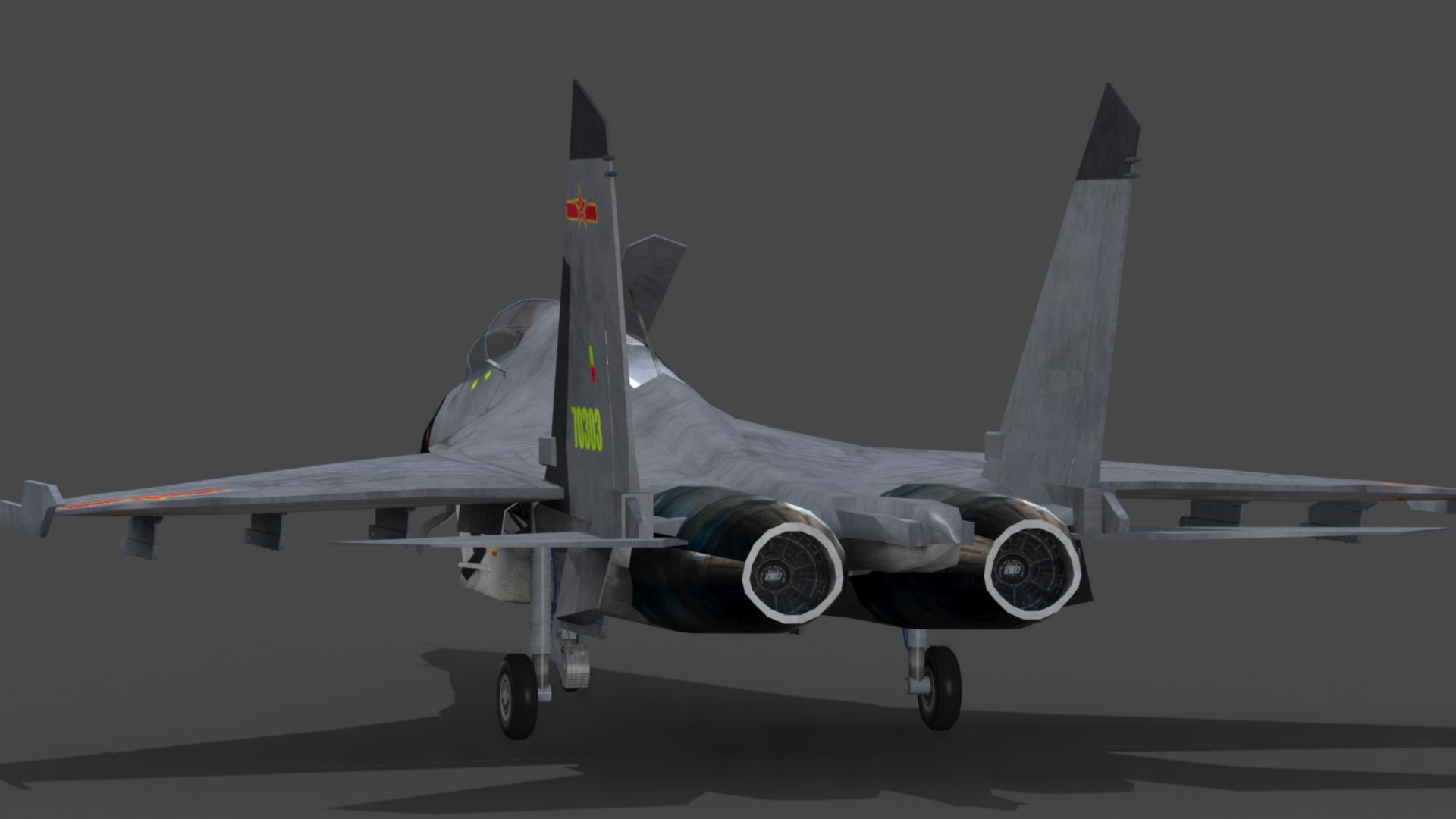 3D Model Chinese J11bs Fighter Jet - TurboSquid 1975003
