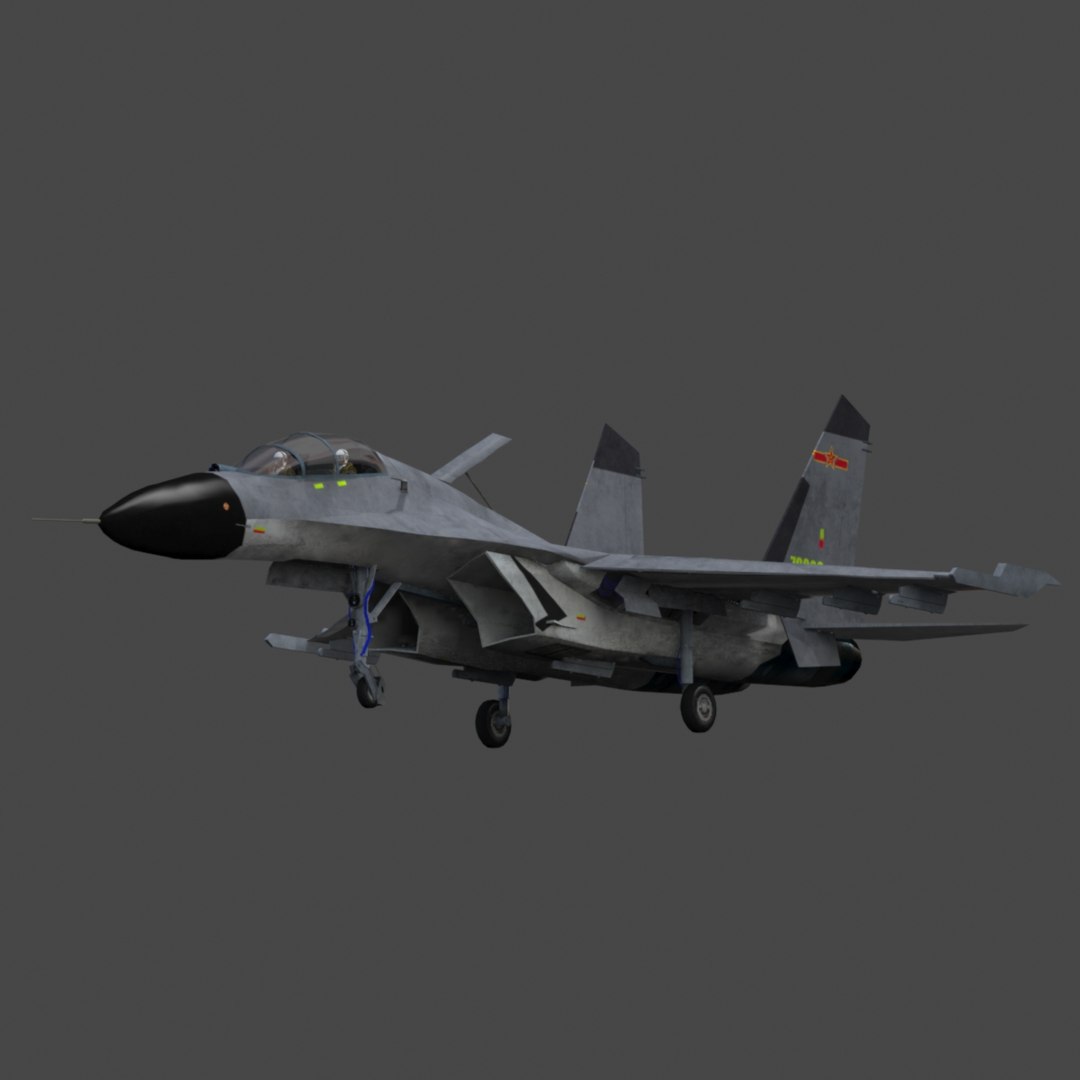 3D Model Chinese J11bs Fighter Jet - TurboSquid 1975003