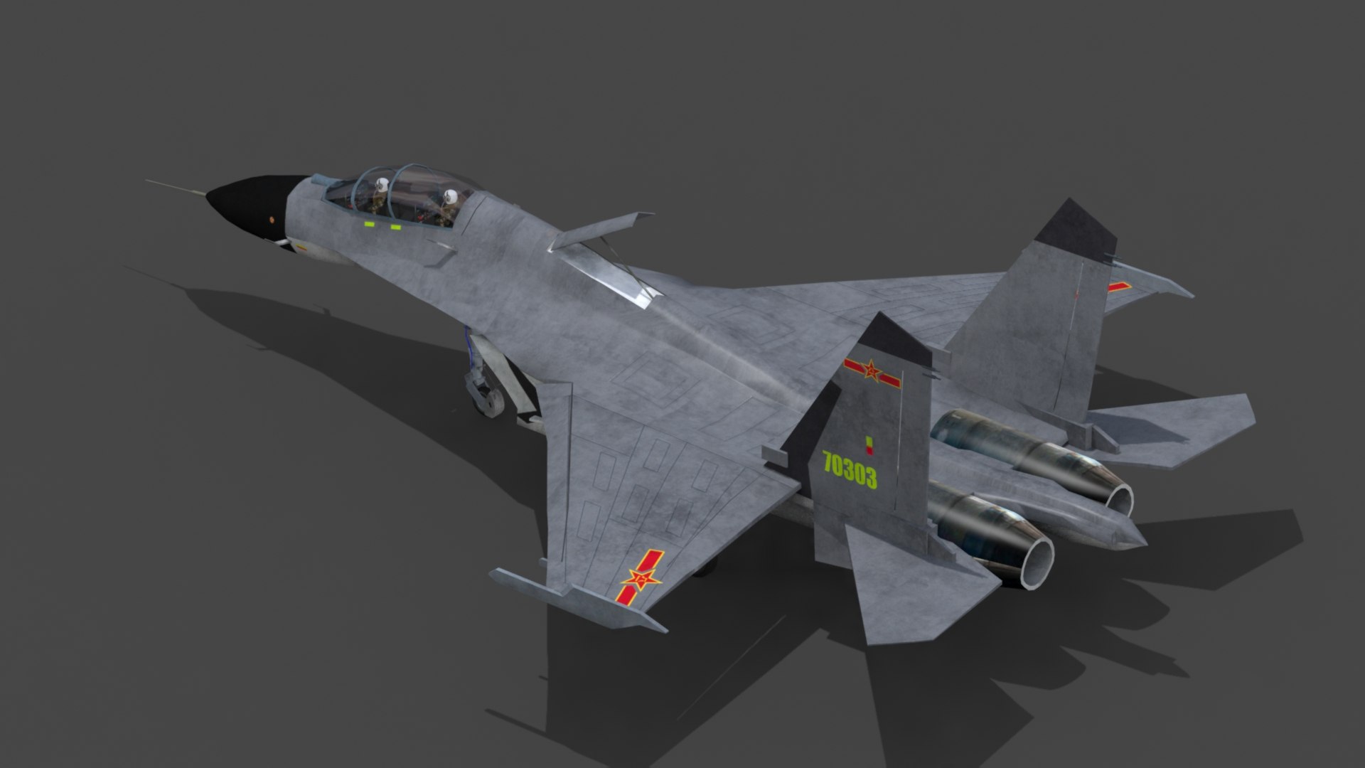 3D Model Chinese J11bs Fighter Jet - TurboSquid 1975003