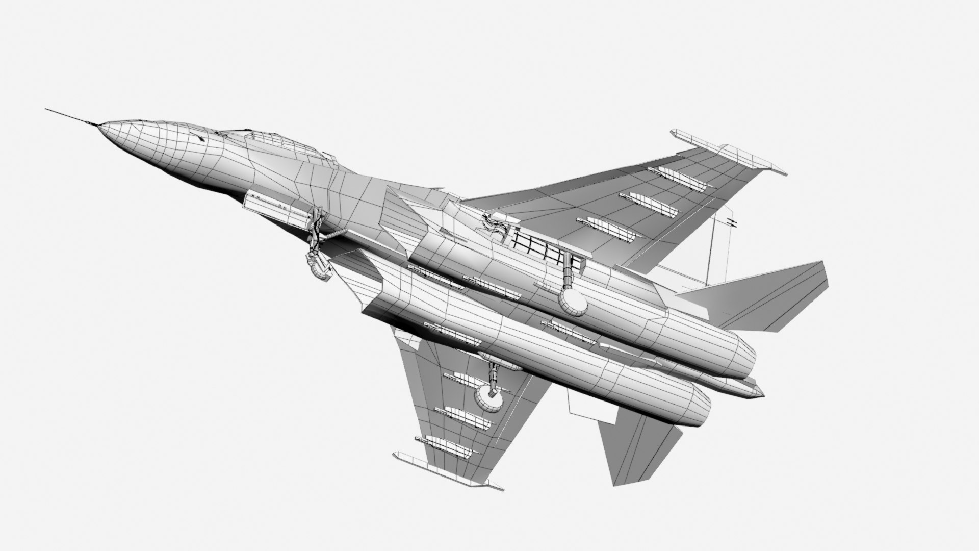 3D Model Chinese J11bs Fighter Jet - TurboSquid 1975003
