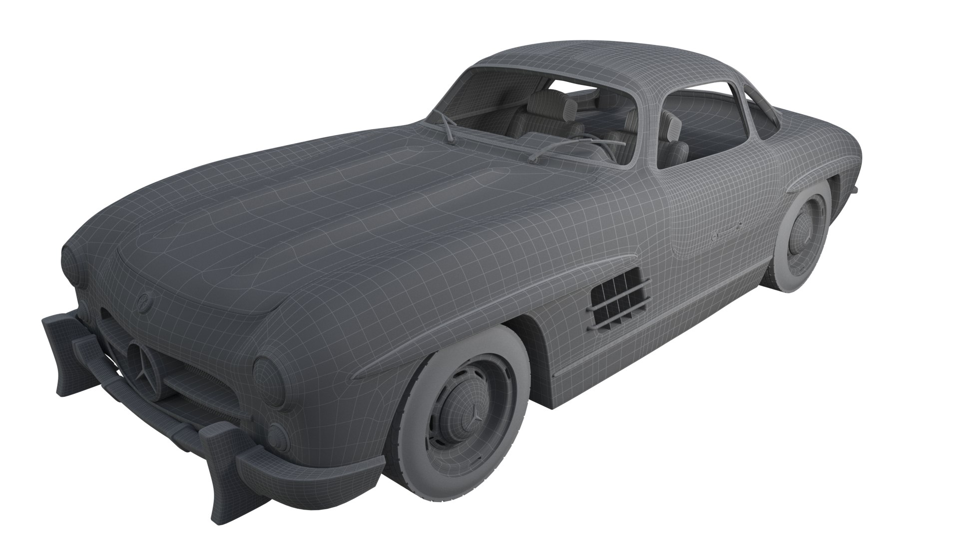 3D mercedes benz 300 sl model - TurboSquid 1490084