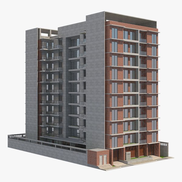 Building apartment model - TurboSquid 1252079