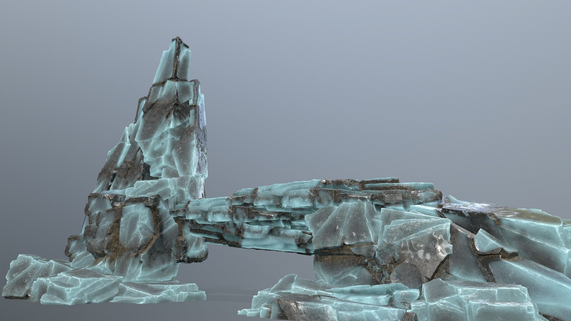 3D Ice Cliff - TurboSquid 2019350