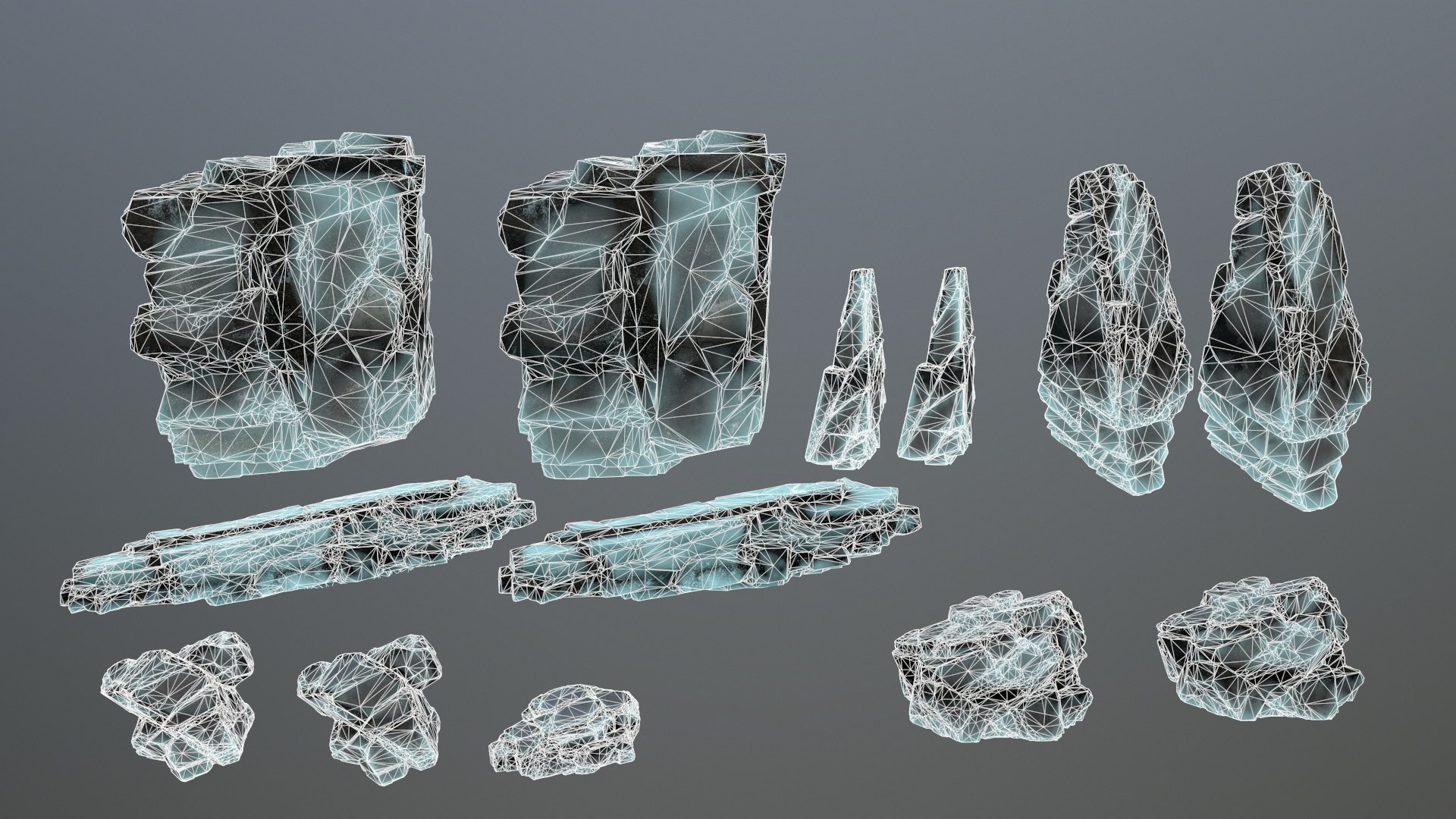 3D Ice Cliff - TurboSquid 2019350